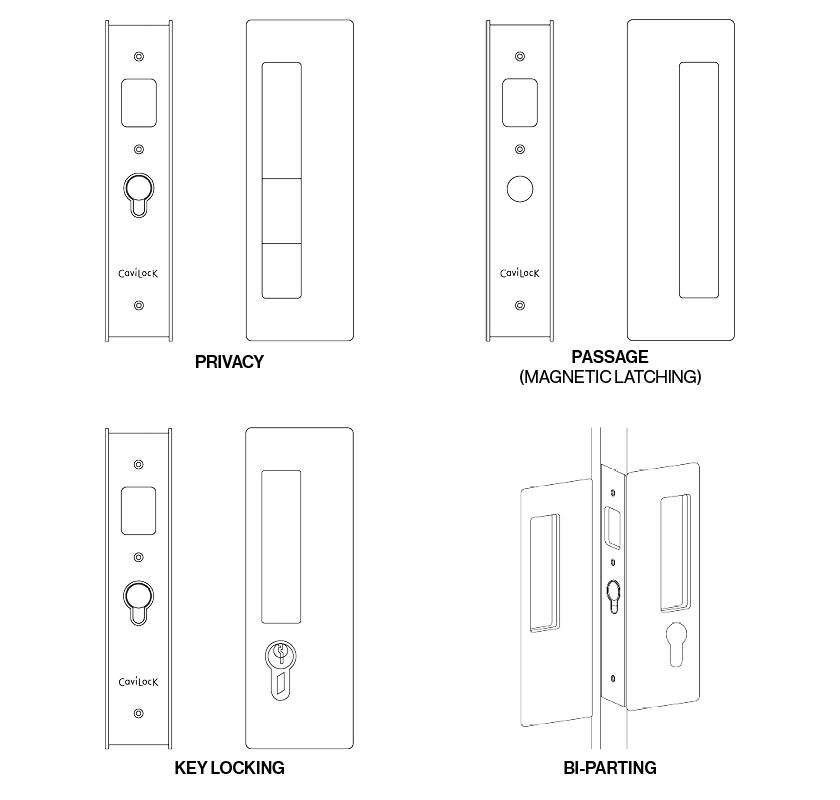 CL400 Magnetic Cavity Slider Handle | CS Cavity Sliders AU