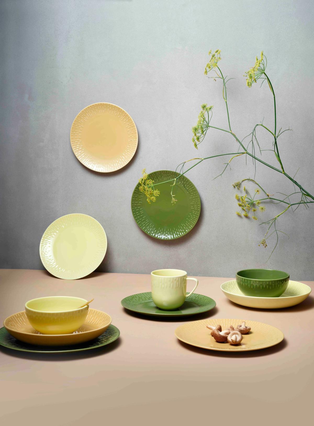 Gula tallrikar - Köp ljusgula & mörkgula tallrikar här - Cervera