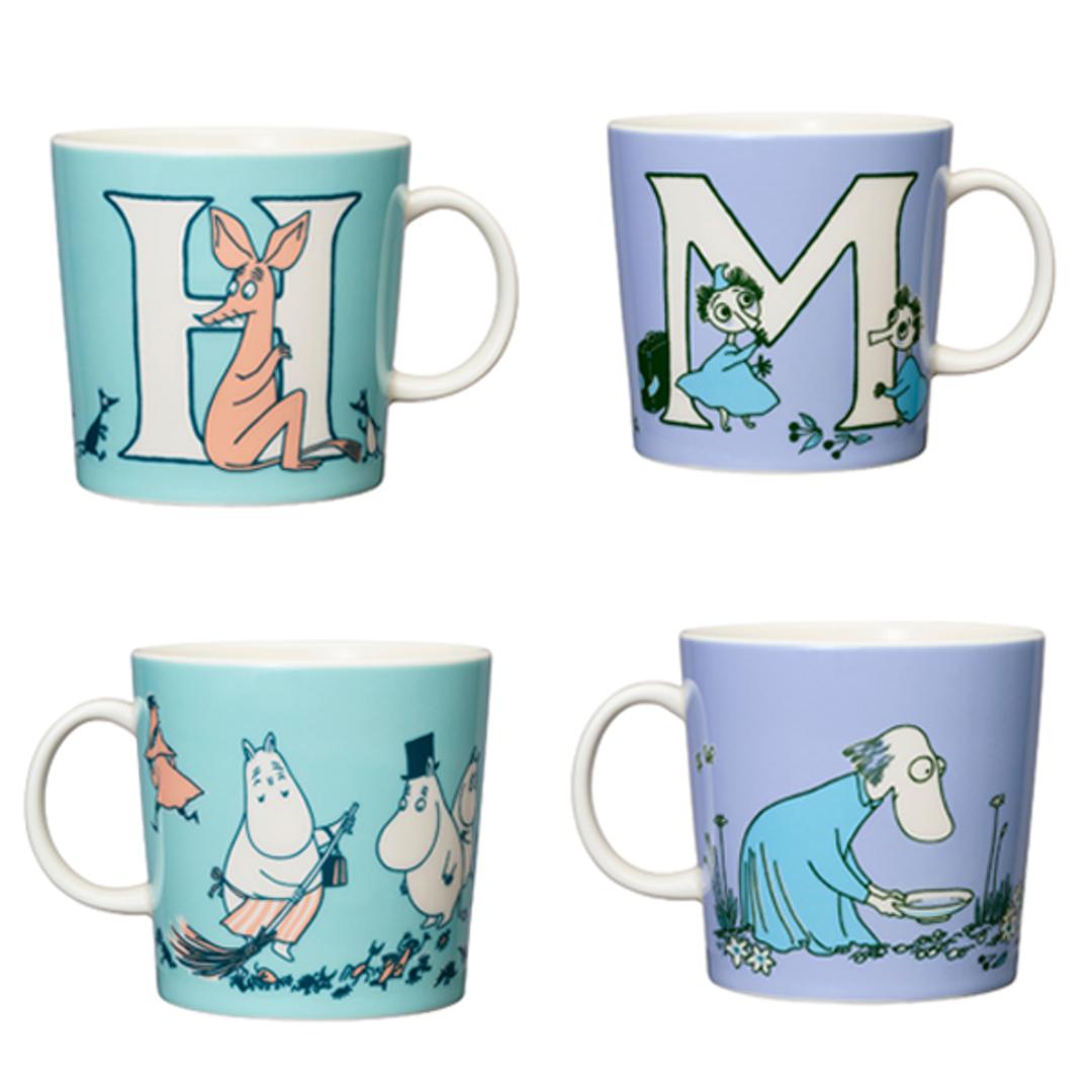 Muminmugg LOVE - Alfabetskollektion från Mumin - Cervera