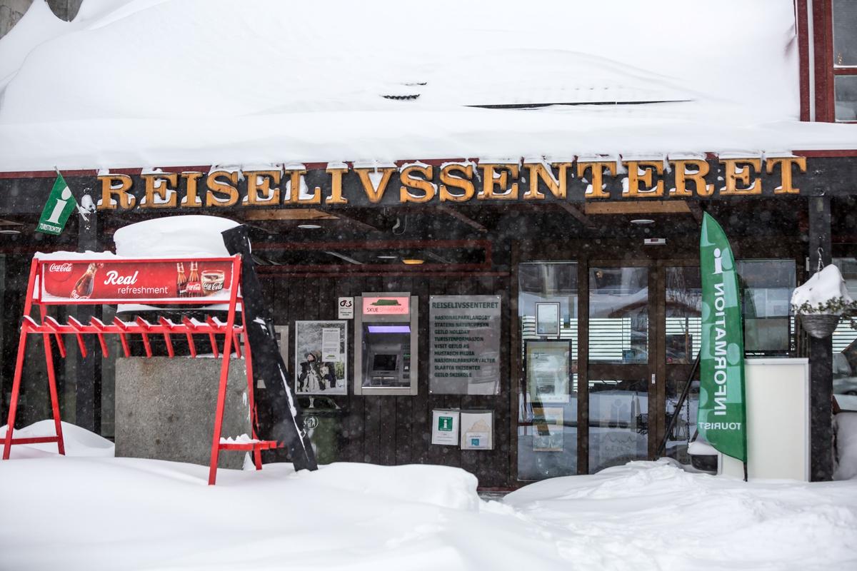 Spark deg gjennom vinterlandskapet