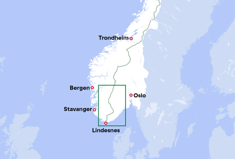 Norge på langs | Visit Norway