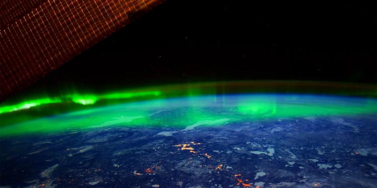 Aurora borealis from space | Northern lights video from NASA