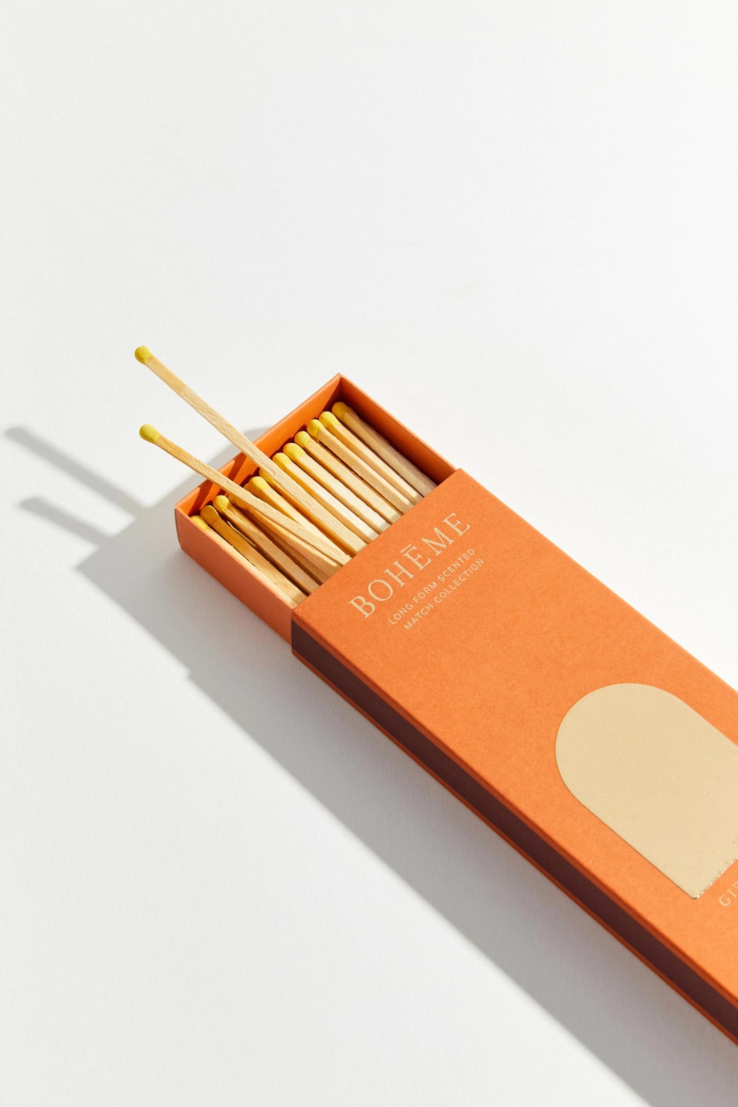 Girl on Fire Scented Matches • Boheme Fragrances - Luxury Scented Soy ...