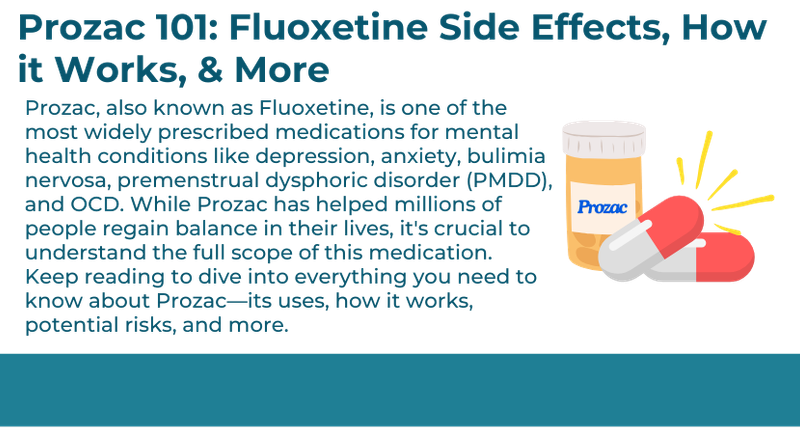 Prozac 101: Fluoxetine Side Effects, How it Works, & More | Clarity Clinic