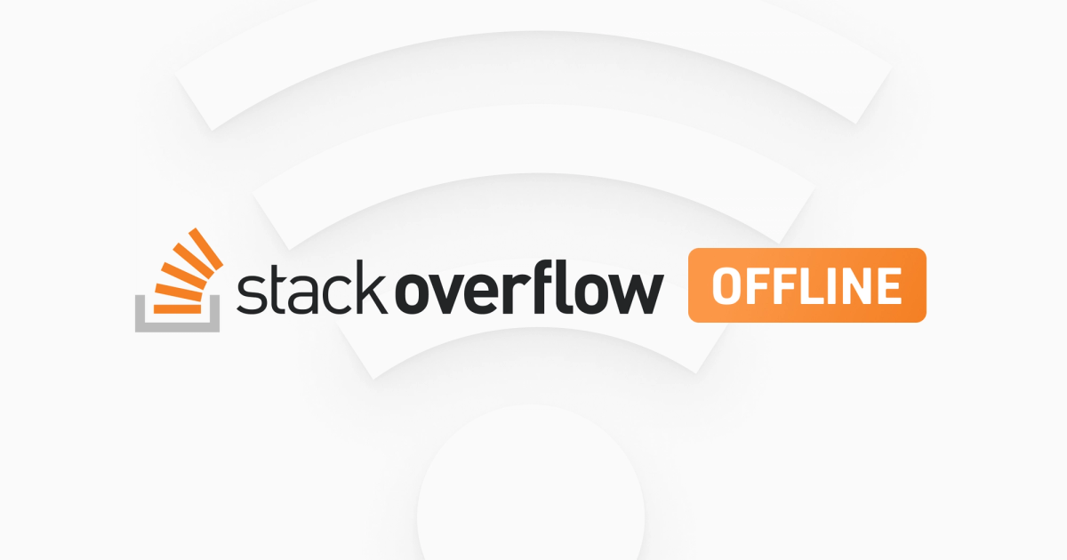 Introducing the Overflow Offline project - Stack Overflow
