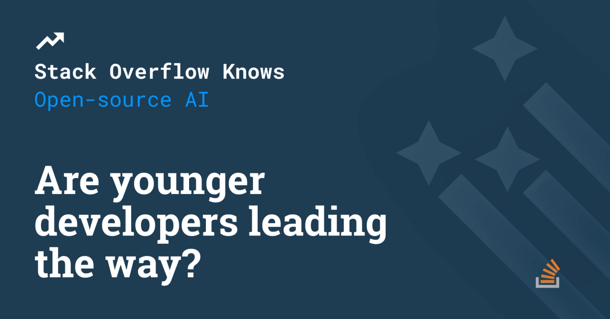 Open-source AI: Are younger developers leading the way? - Stack Overflow
