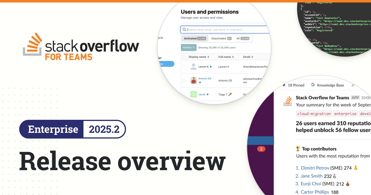 Boosting collaboration and control: New features for Stack Overflow for Teams - Stack Overflow