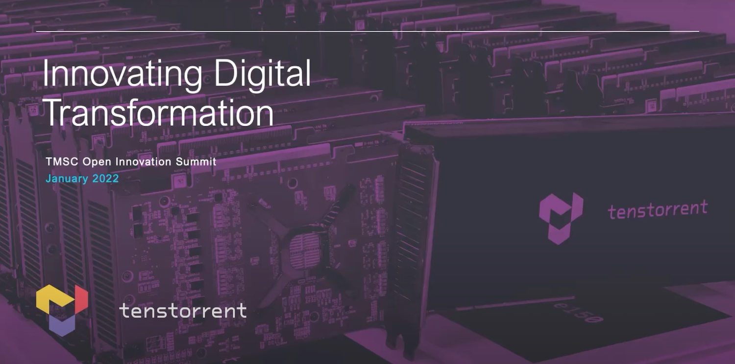 Innovating Digital Transformation | Jim Keller gives keynote at TSMC ... Innovating Digital Transformation | Jim Keller gives keynote at TSMC ...