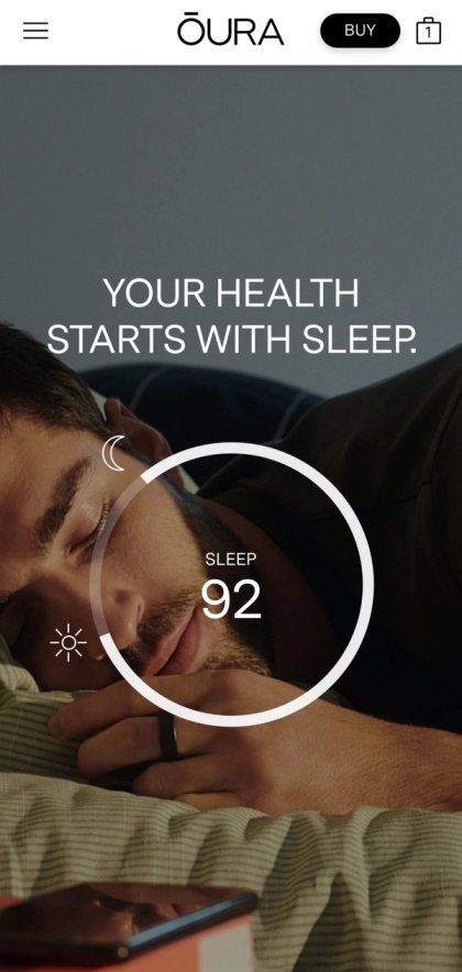 Oura Ring Website Case Study — Headless Commerce with Shopify Plus — Commerce-UI
