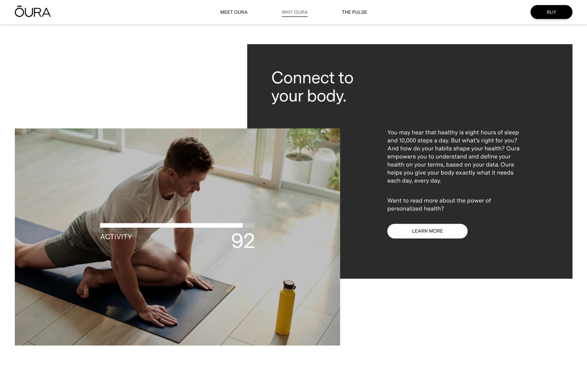 Oura Ring Website Case Study — Headless Commerce with Shopify Plus — Commerce-UI