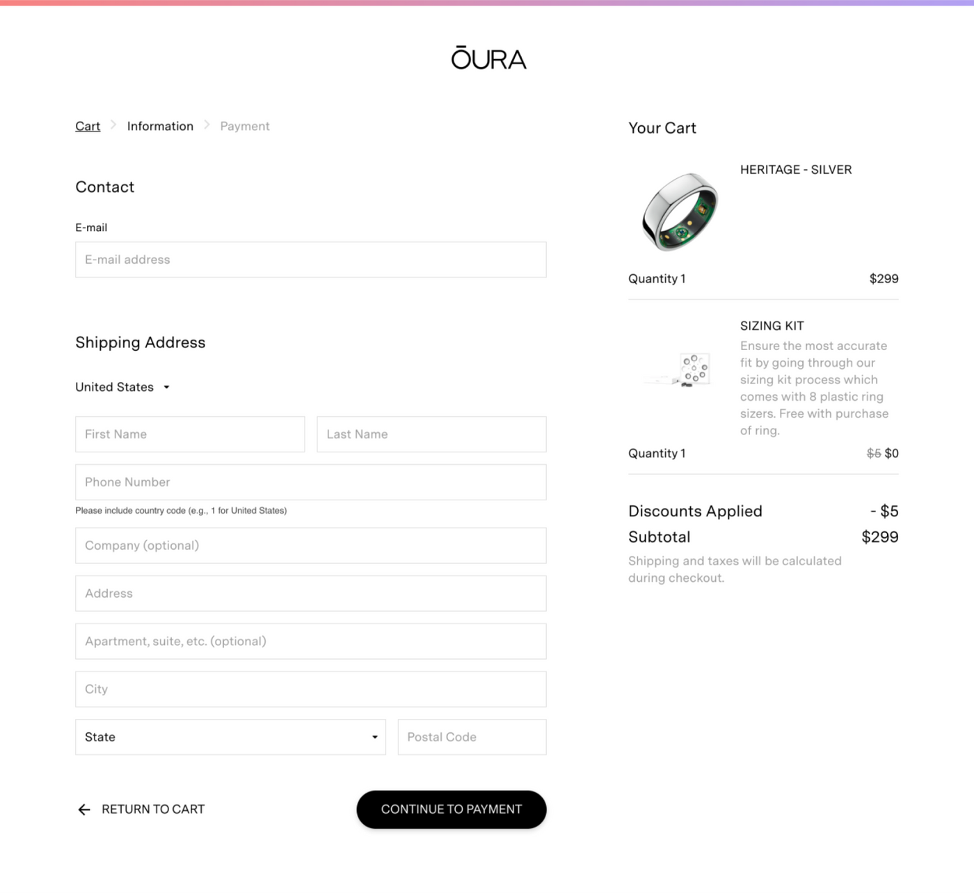 Oura Ring Website Case Study — Headless Commerce with Shopify Plus ...
