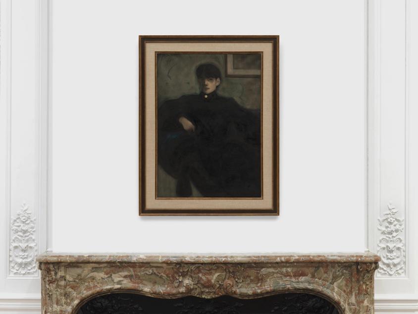Léon Spilliaert: Dame au pince-nez (Lady with Lorgnette), 1907 | David ...