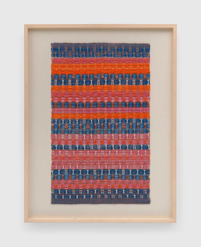 Anni Albers: Red and Blue Layers, 1954 | David Zwirner