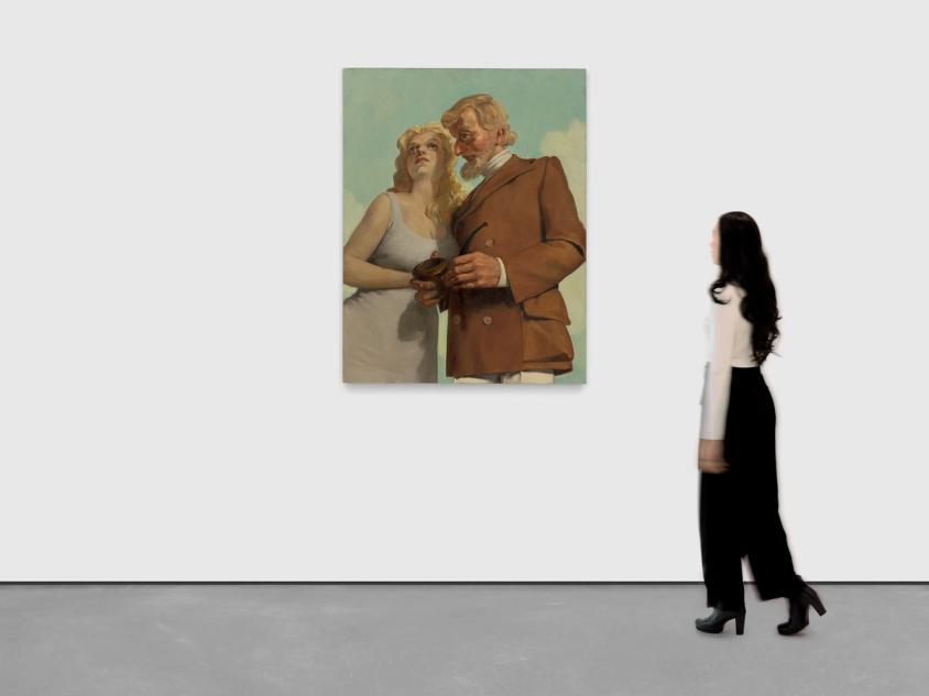 John Currin: Lovers in the Country, 1993 | David Zwirner