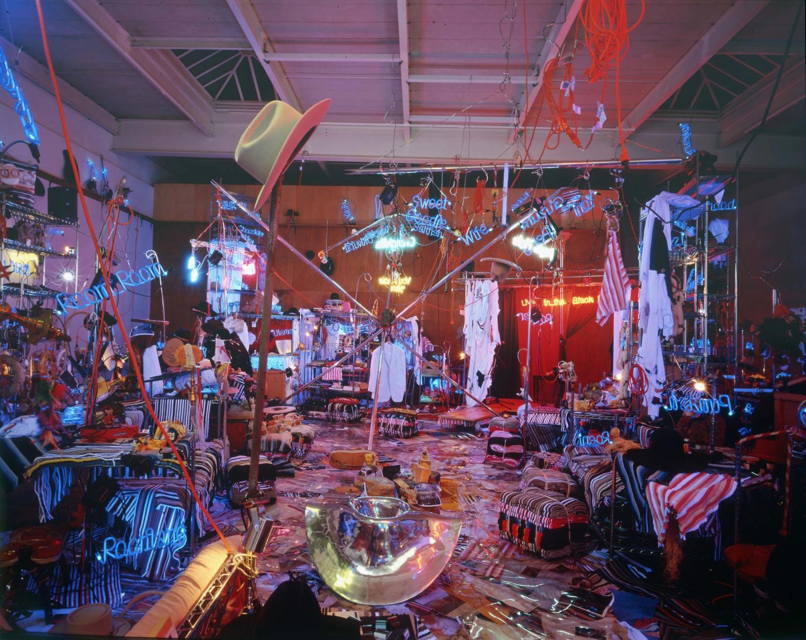 Jason Rhoades: Installation view, Jason Rhoades: Black Pussy, David ...