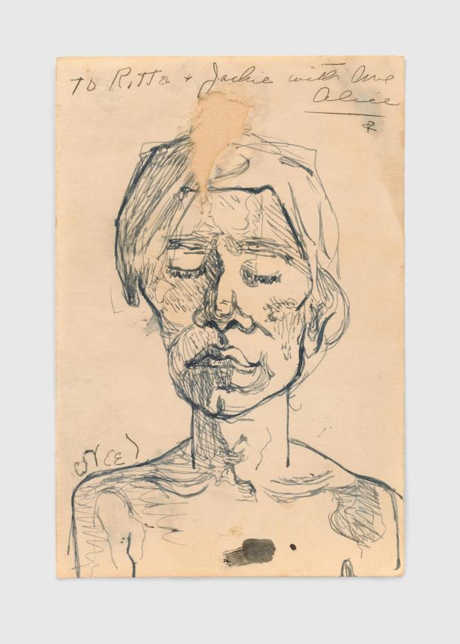 Alice Neel: Andy Warhol, c. 1970 | David Zwirner