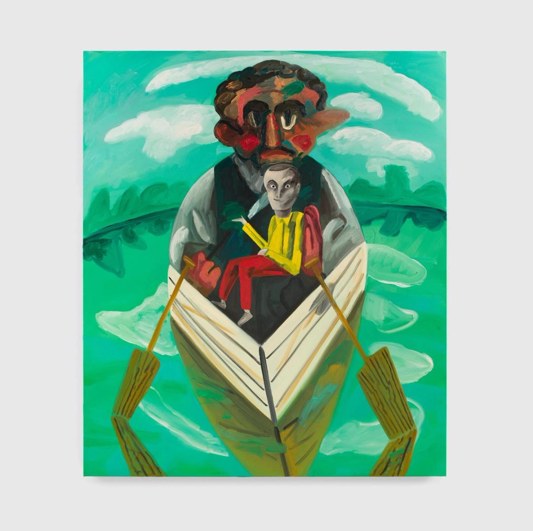 Dana Schutz: Boatman, 2018 | David Zwirner