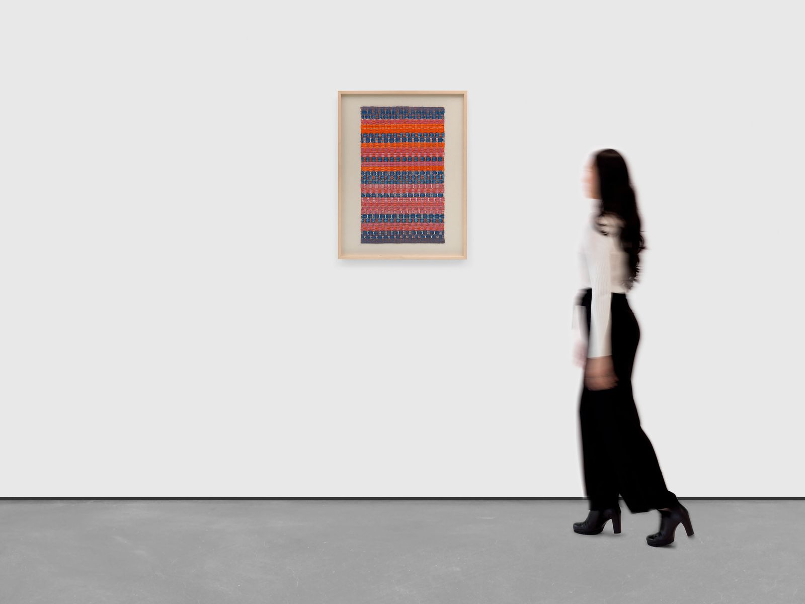 Anni Albers: Red and Blue Layers, 1954 | David Zwirner