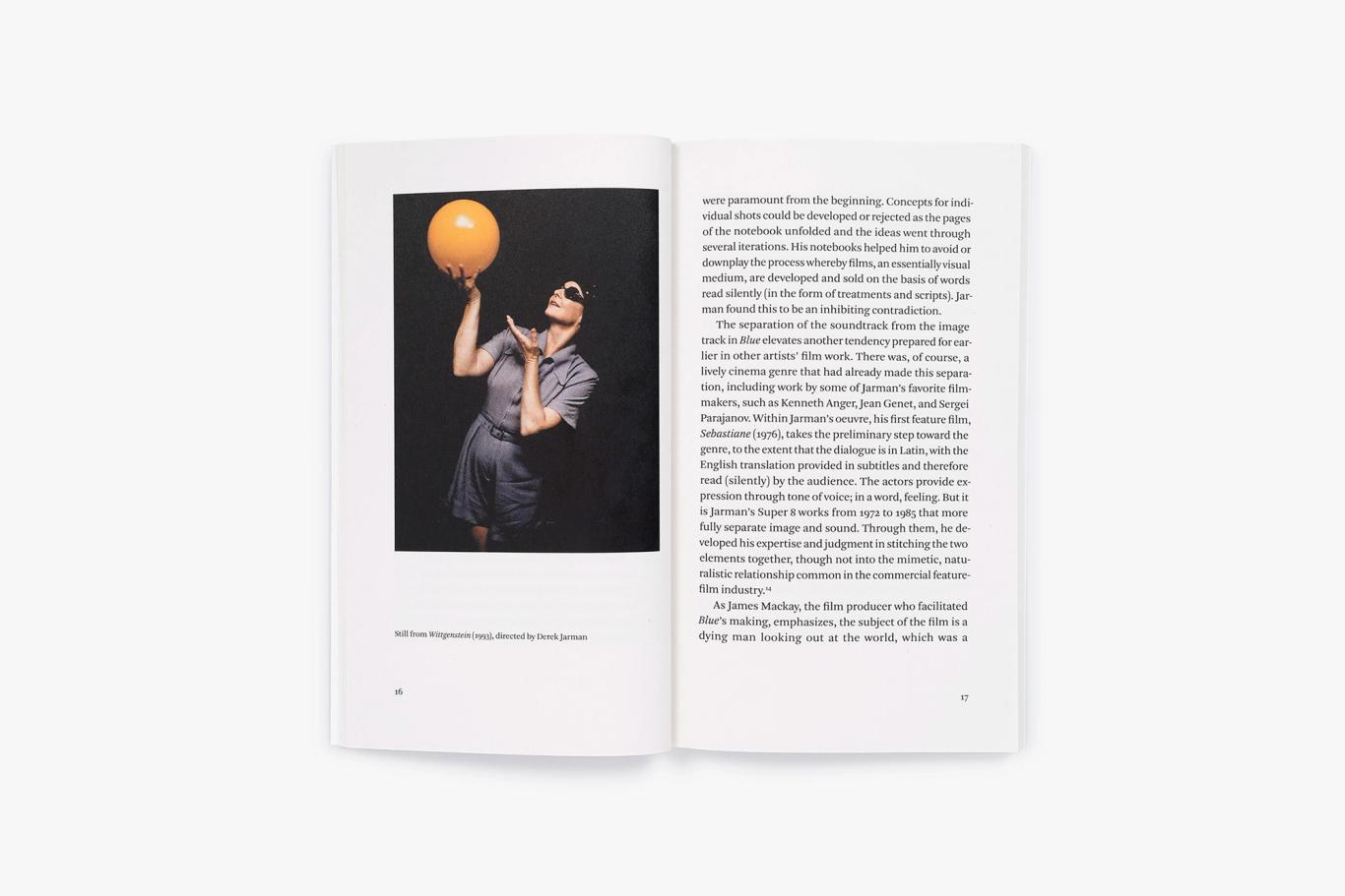 Blue by Derek Jarman | Books | David Zwirner