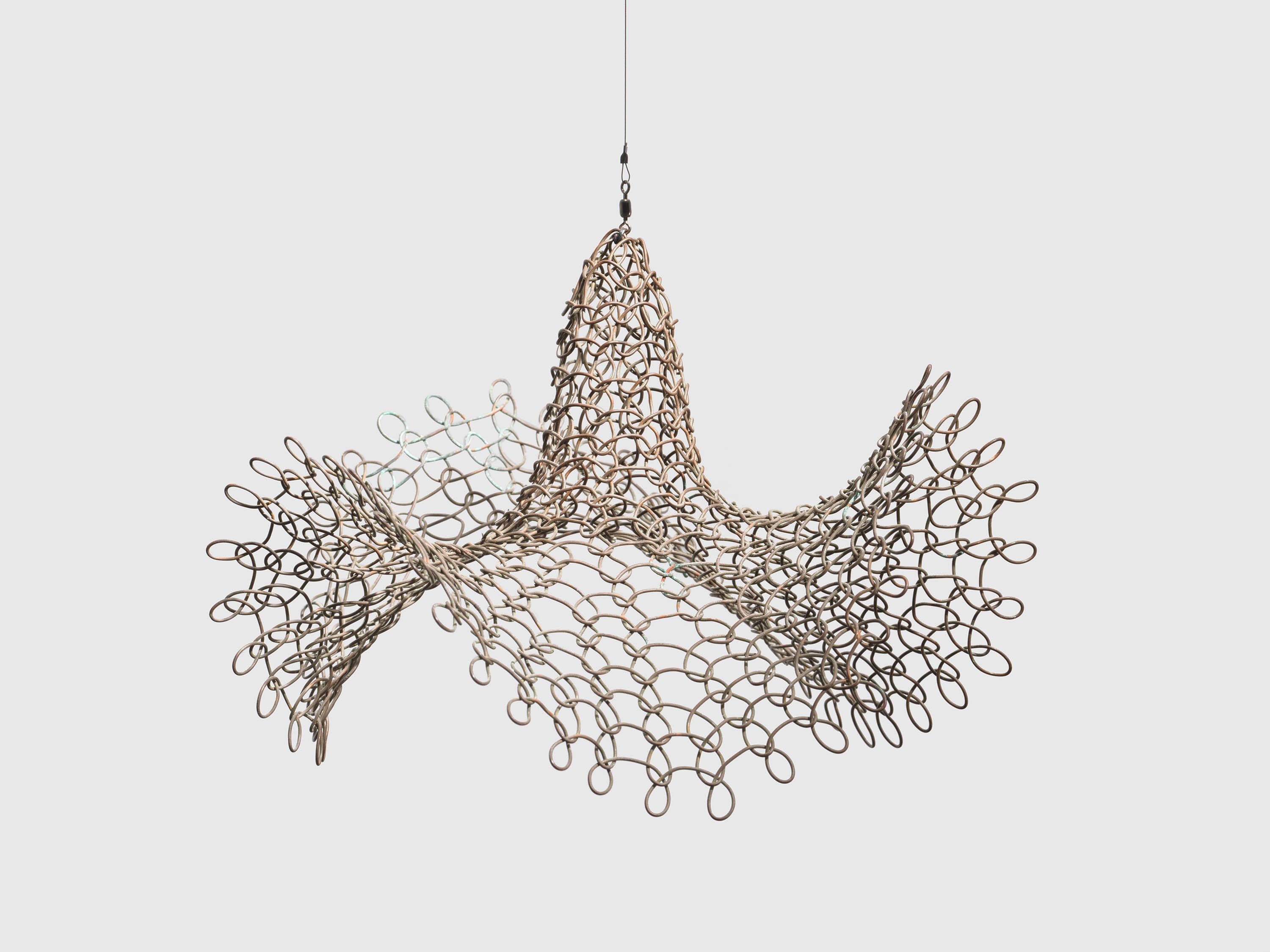 Ruth Asawa: Untitled (S.730, Hanging Open Form with Center Cone and ...