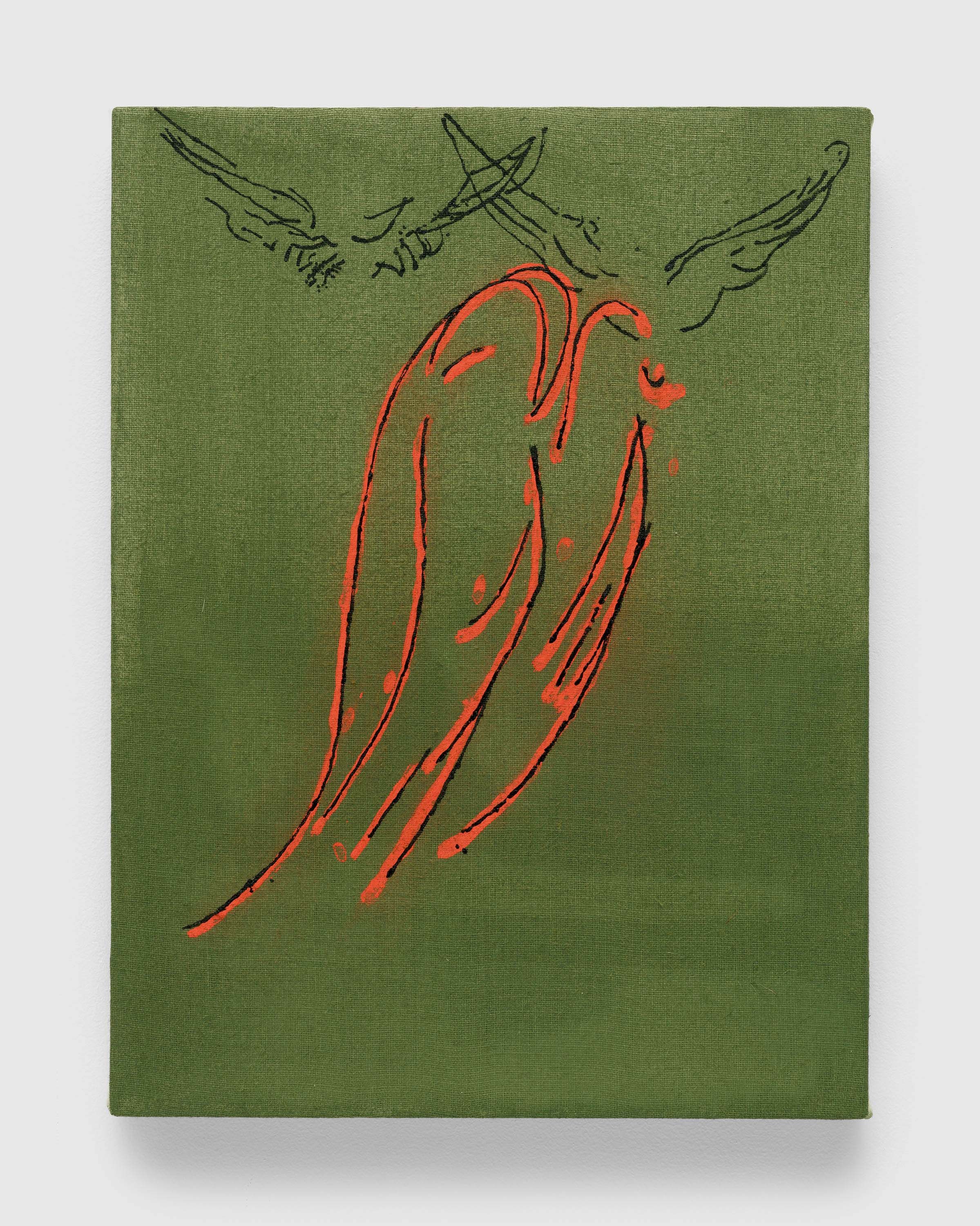 Nate Lowman: Soaring Hollow (Blake), 2024 | David Zwirner