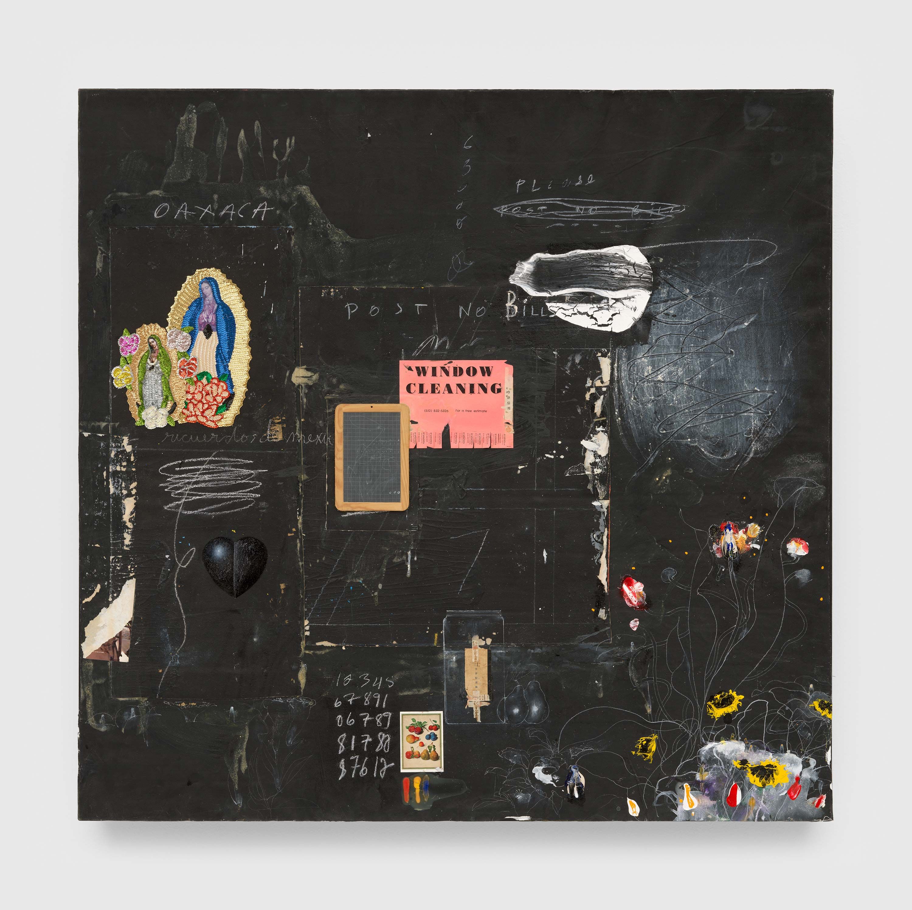 Raymond Saunders: Flowers from a Black Garden no. 51, 1993 | David Zwirner
