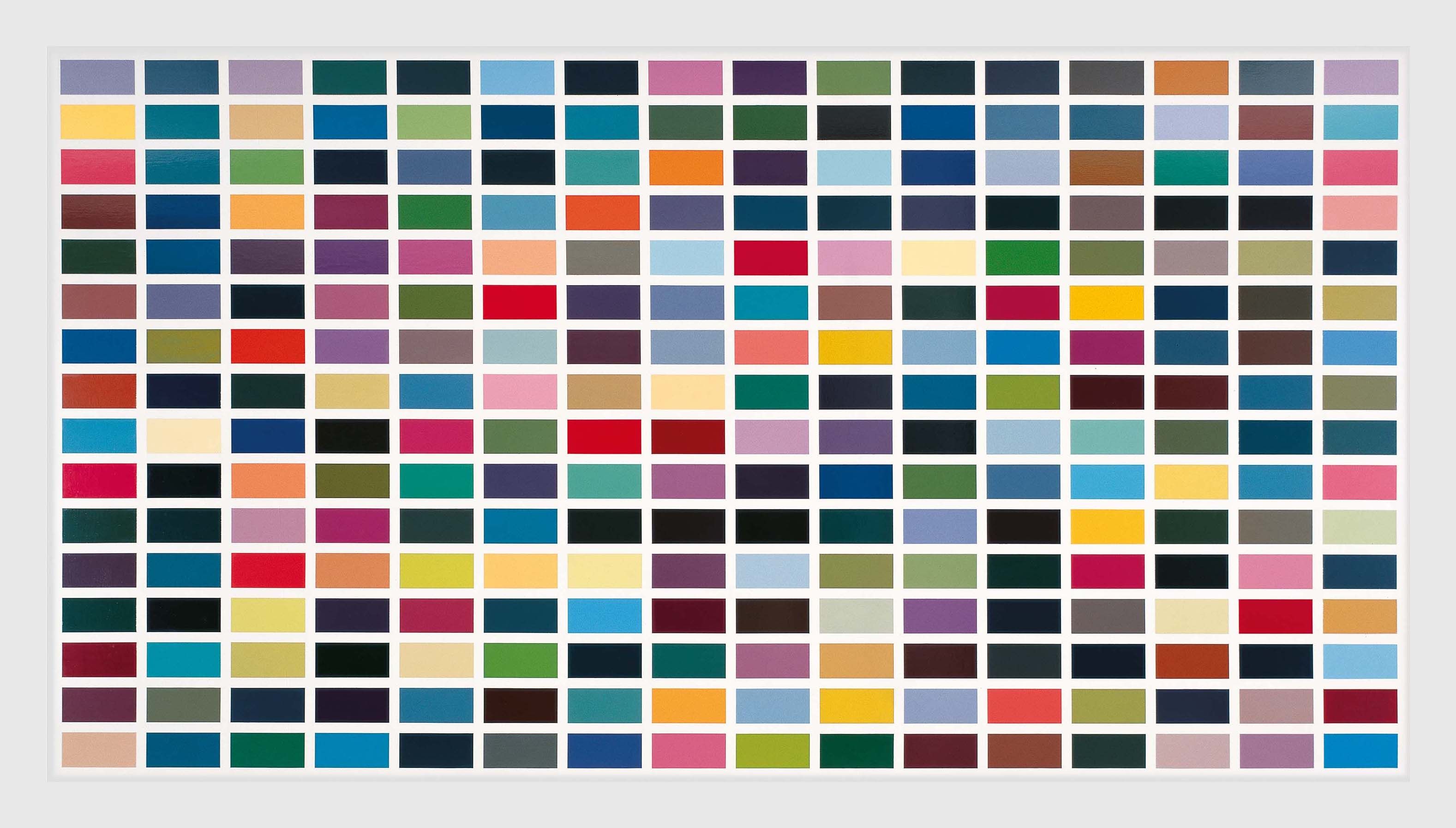 Gerhard Richter: 256 Farben (256 Colors), 1974/1984 | David Zwirner
