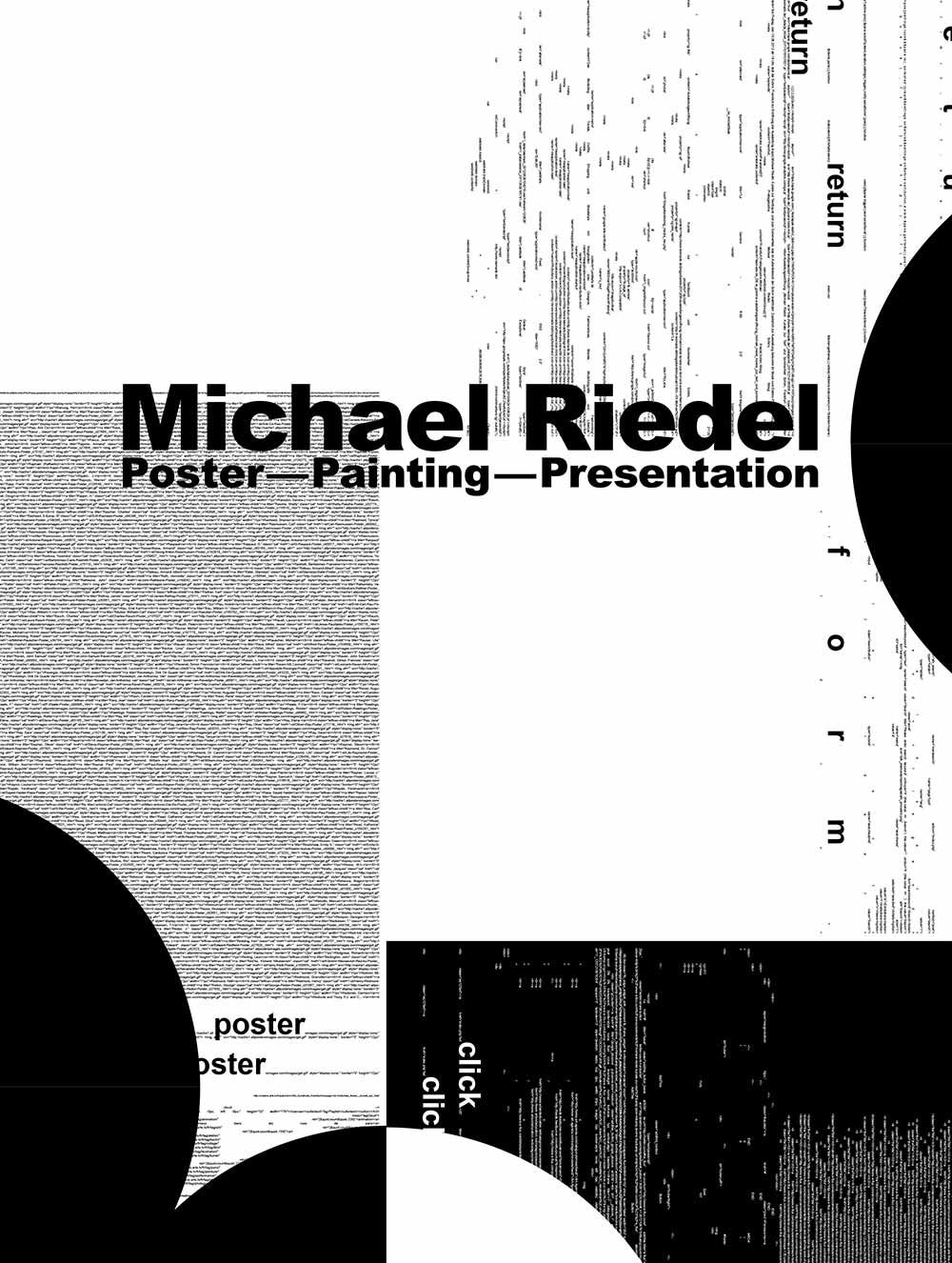 Michael Riedel: Poster—Painting—Presentation | Books | David Zwirner