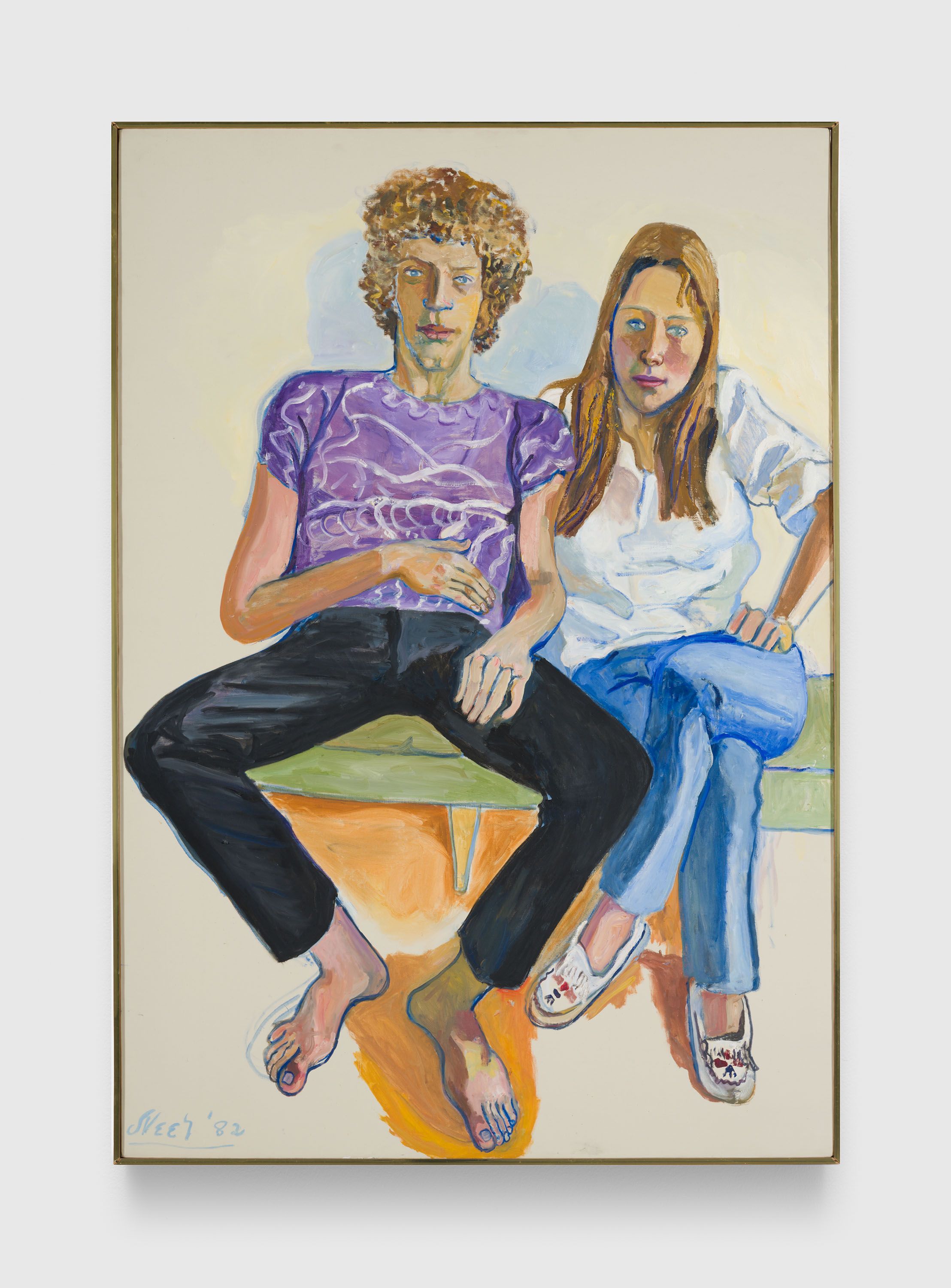 Alice Neel: David and Catherine Saalfield, 1982 | David Zwirner