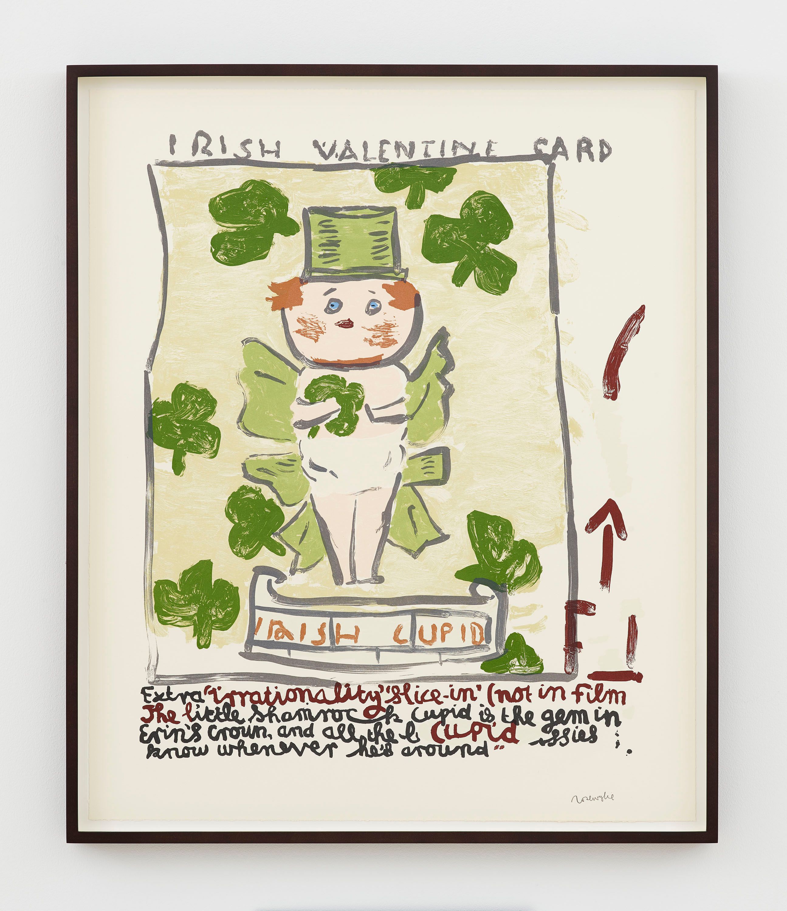 Rose Wylie: Irish Cupid, 2021 | David Zwirner