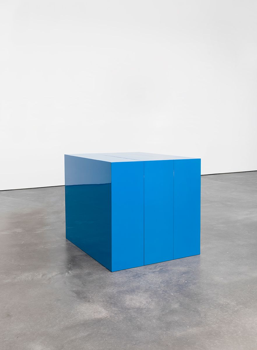 John McCracken: Blue Block in Three Parts, 1966 | David Zwirner