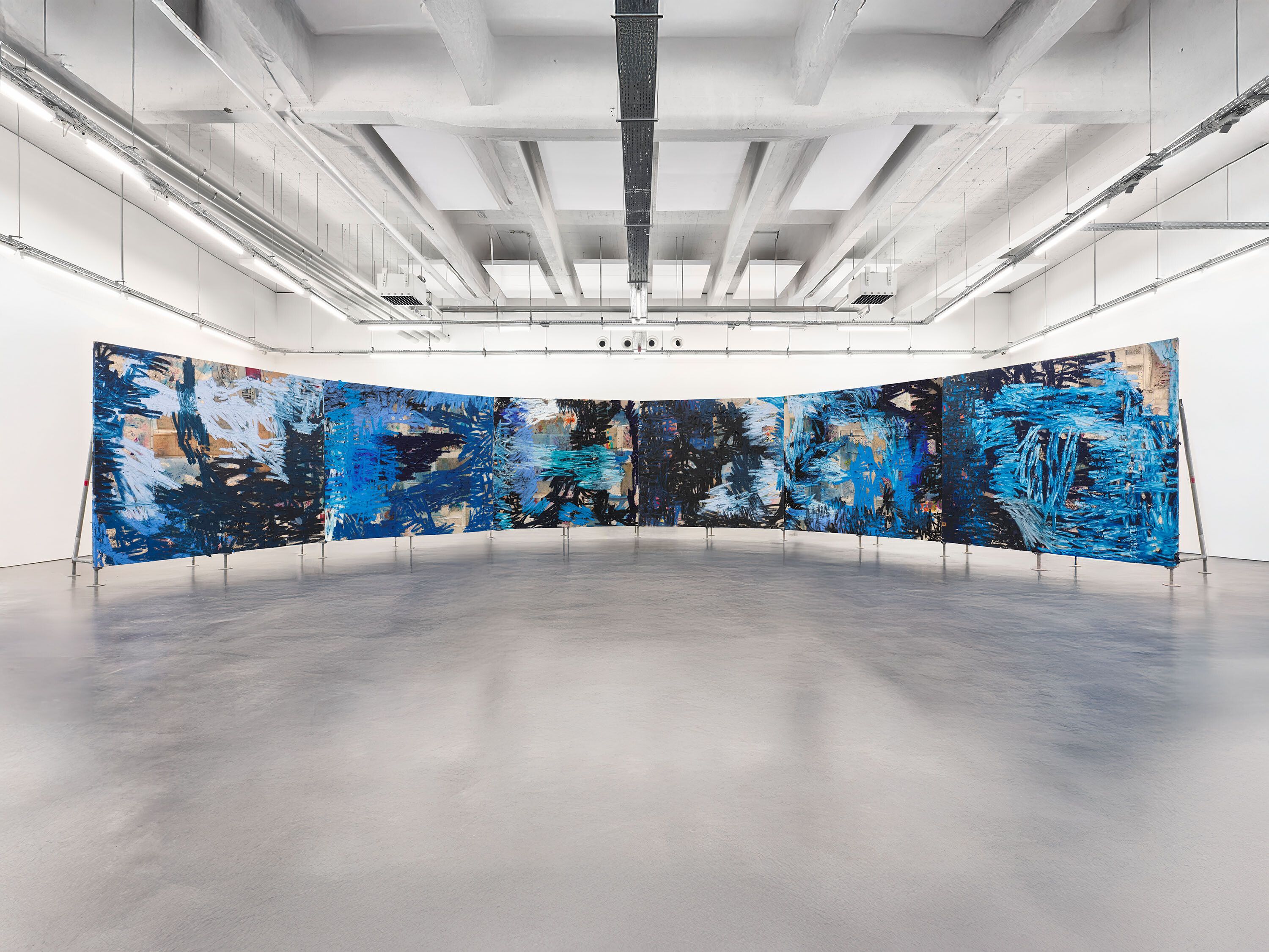 Oscar Murillo: Masses, disrupted frequencies (Argentina, Colombia, Ghana, Nepal, Malaysia, India ...