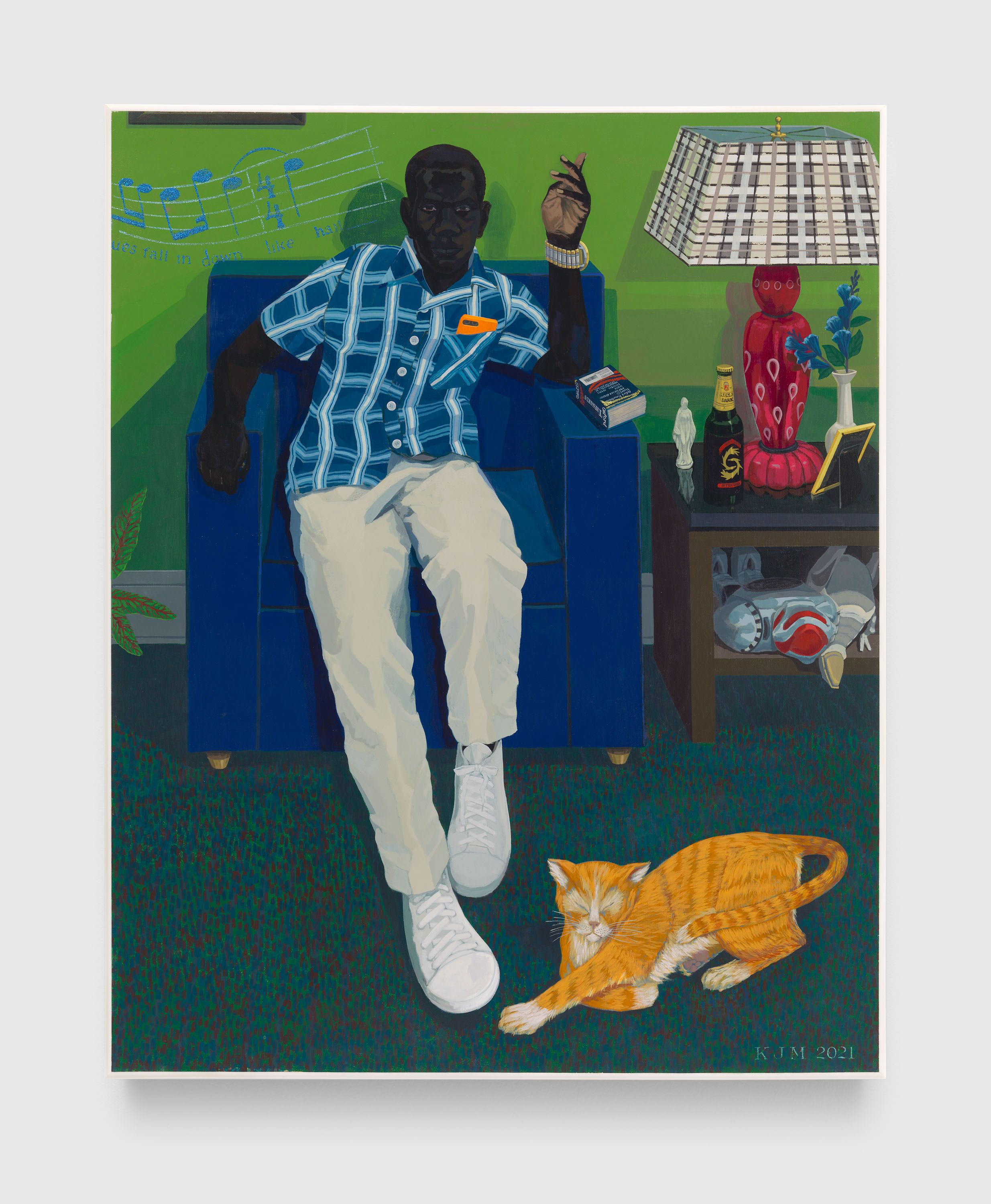 Kerry James Marshall: A lithe young man..., 2021 | David Zwirner