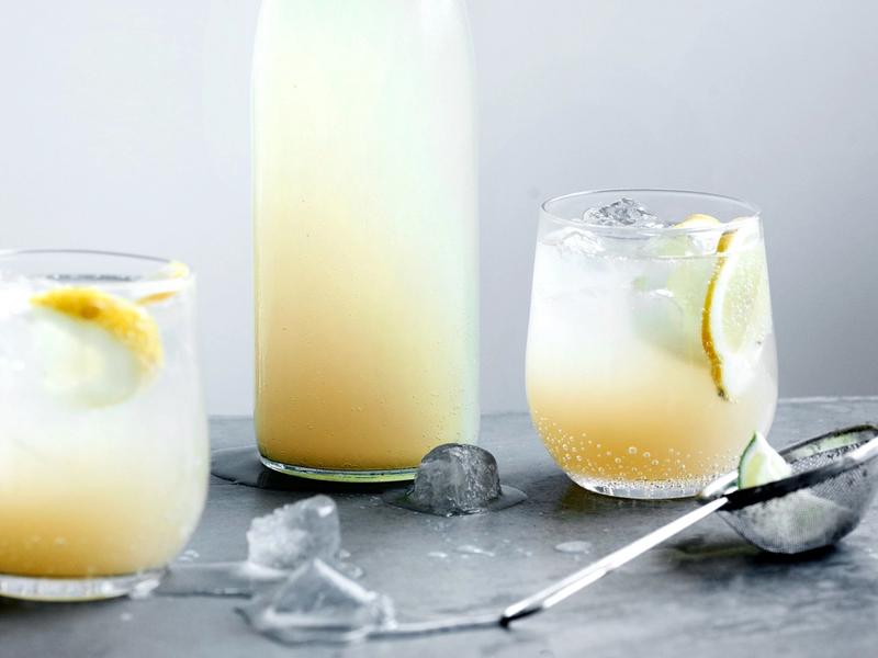 Lemonade med citron og ingefær