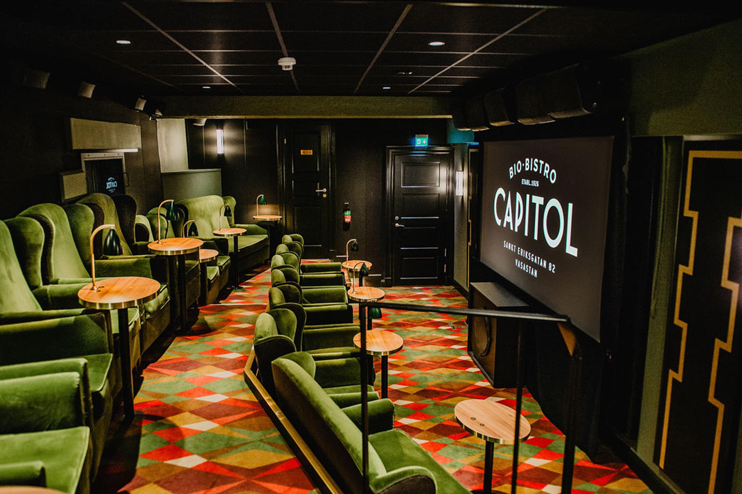 Våra Lokaler - Mångsidiga Eventutrymmen | Bio & Bistro Capitol