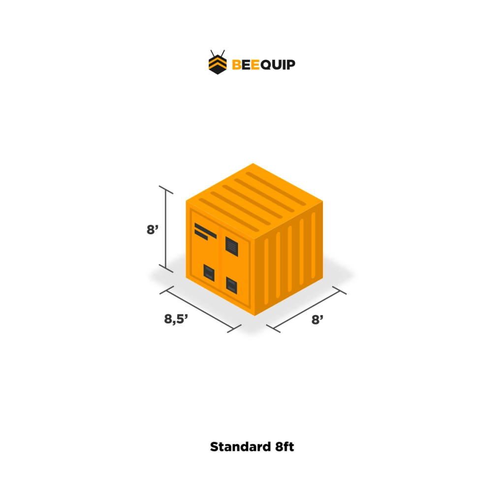 Wat zijn de afmetingen van een zeecontainer? - Beequip