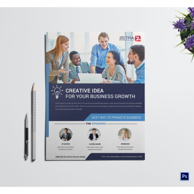 Get Beautiful Flyer Templates For Free For Word / PPT / PSD