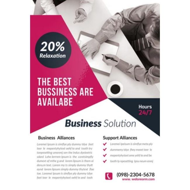 Get Beautiful Flyer Templates For Free For Word / PPT / PSD