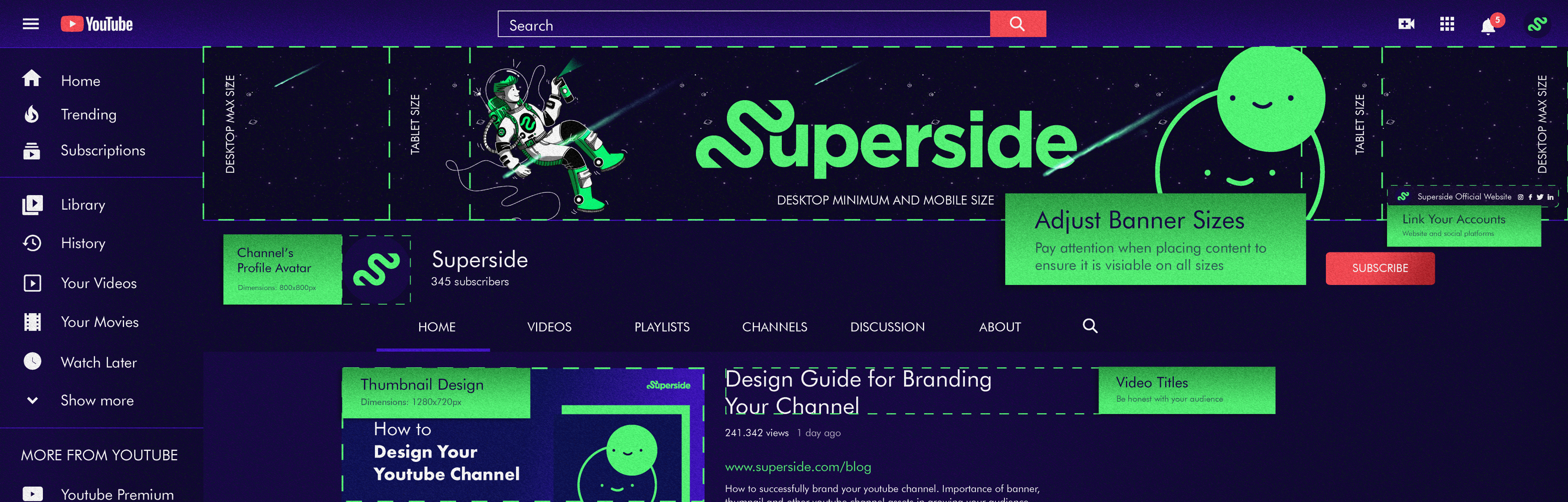 25 Cool YouTube Banner Ideas and Examples To Inspire