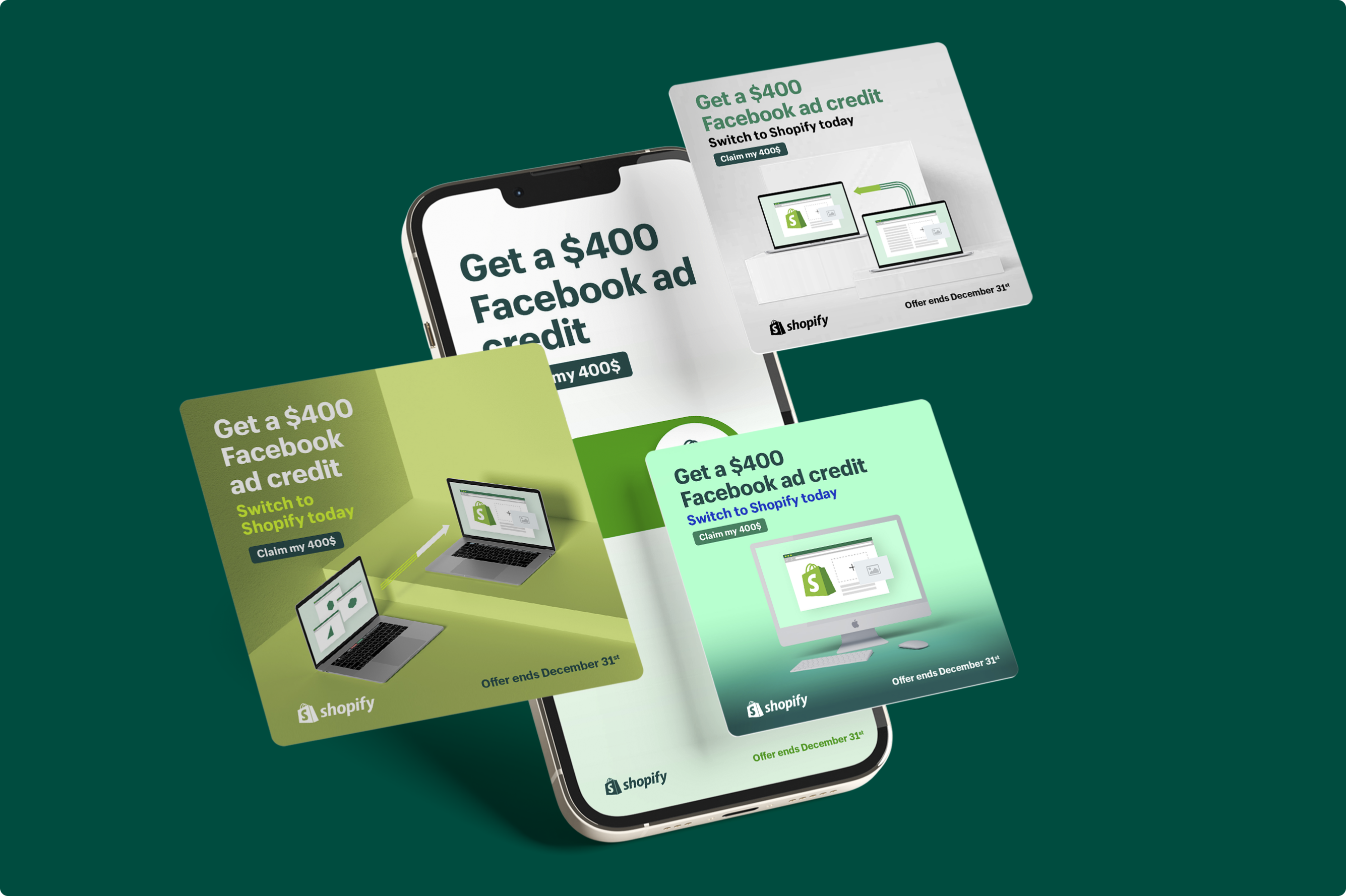 Shopify - Ad Creative Service Showcase - Our Work