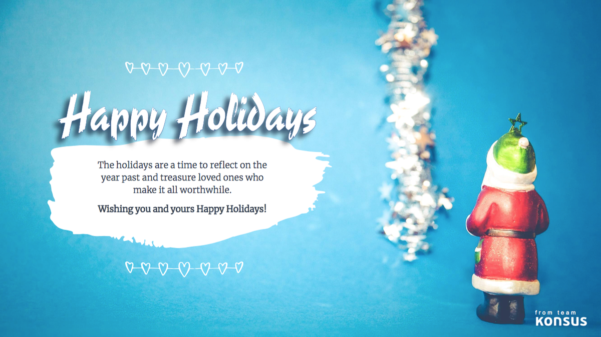 15 Free & Easily Customizable Business Holiday Card Templates | 2018 ...