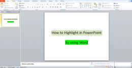 How Do You Highlight Text In Powerpoint For Mac Corprts