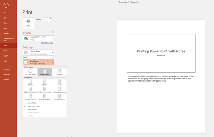 How To Print PowerPoint With Notes? Guide With Tips & Tricks