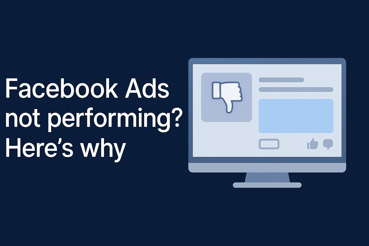 10 reasons why Facebook Ads aren’t performing (and how to fix it)
