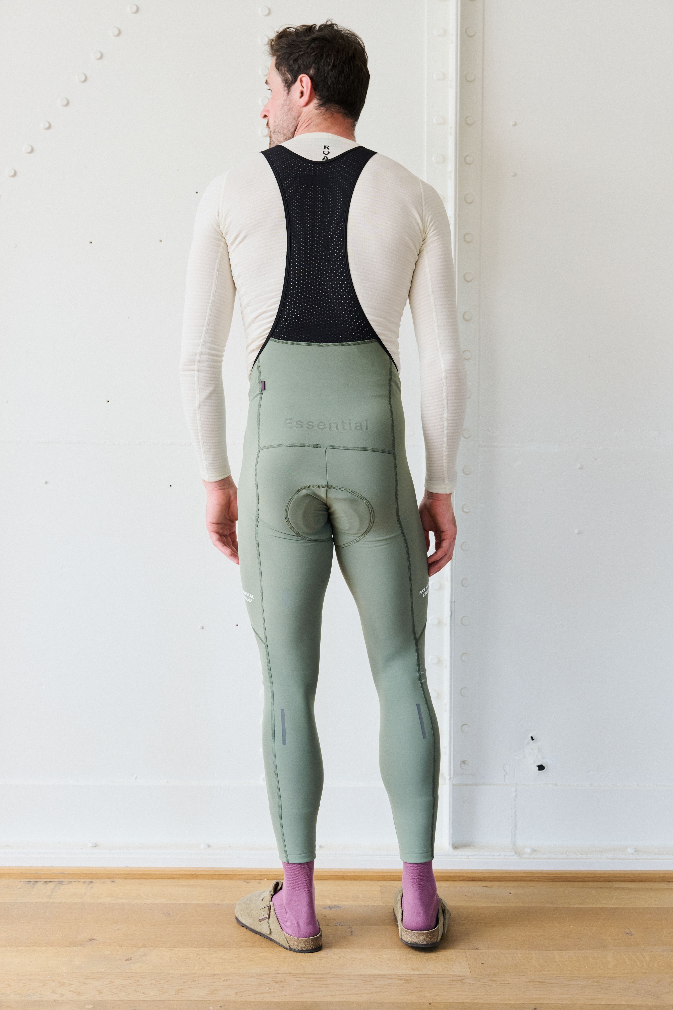Men's Essential Thermal Long Bibs | Pas Normal Studios