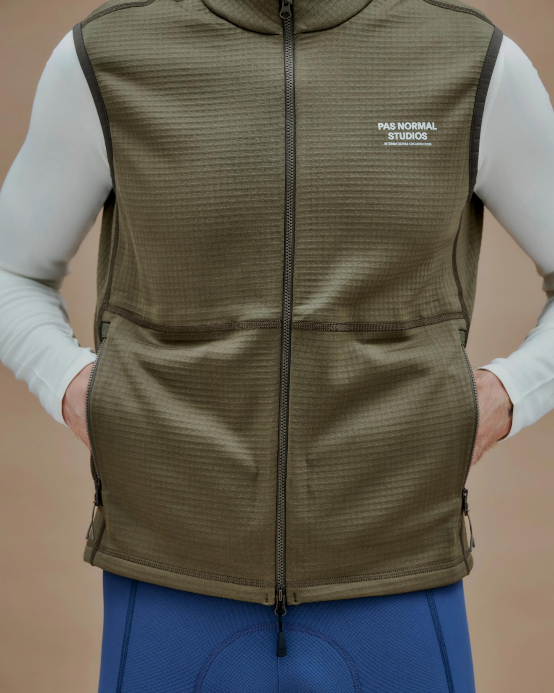 Men's Escapism Performance Fleece Vest | Pas Normal Studios