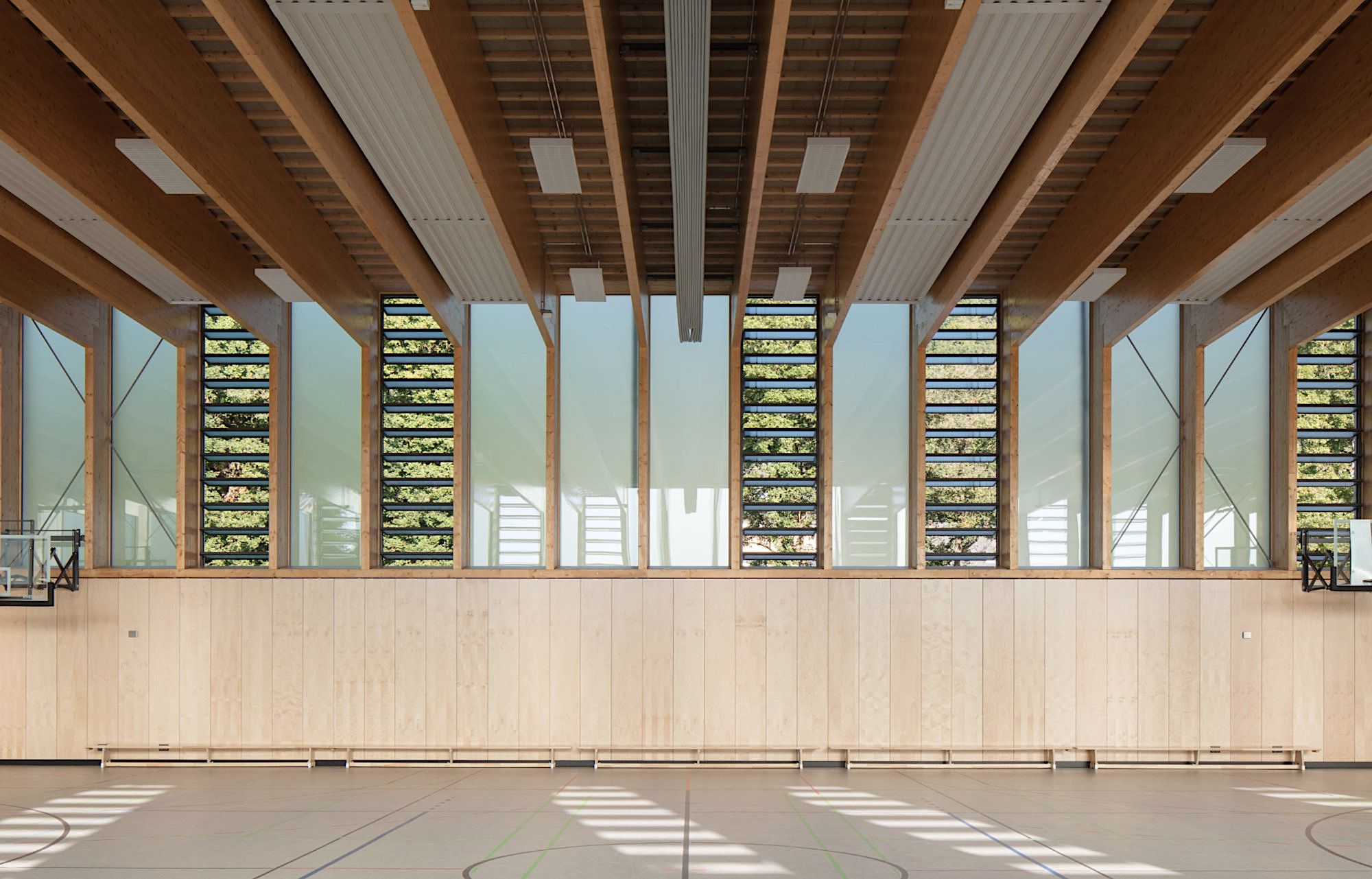 MGF Architekten | Two-field sports hall Trier