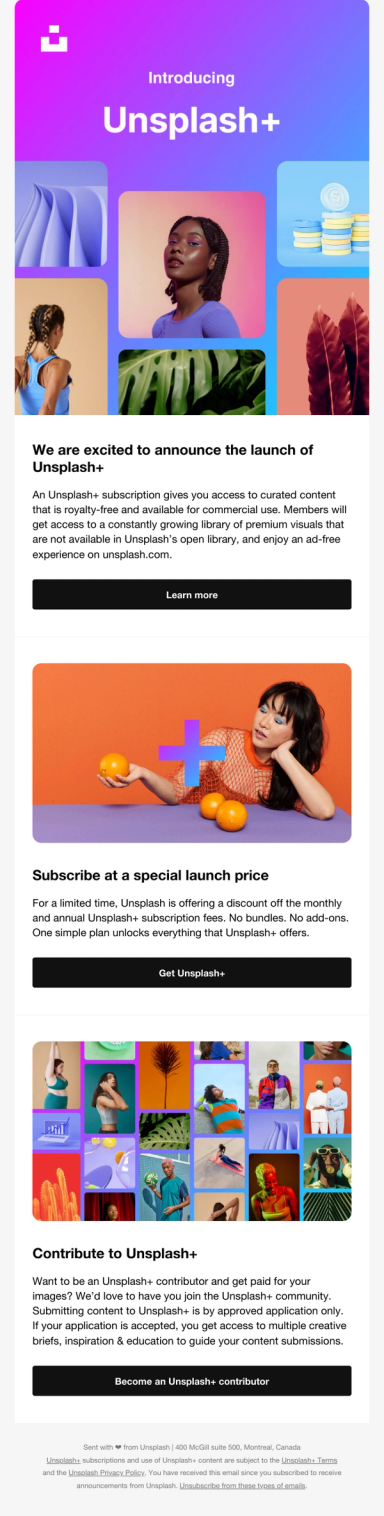 50+ Email Examples | Email Gallery for Enterprises | Knak