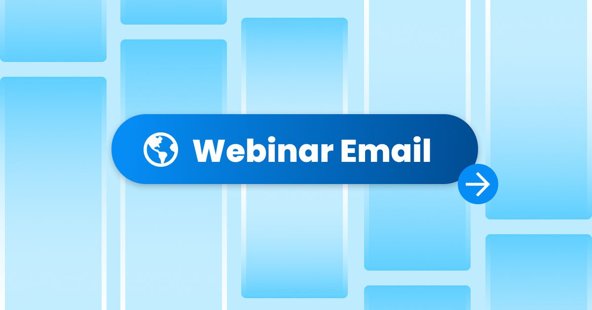 Webinar Email Examples | Invite and Follow Up Examples | Knak