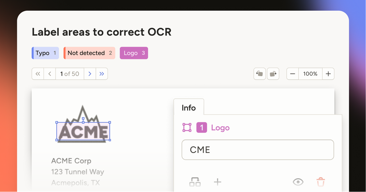 Inline PDF Labeling in Label Studio Enterprise for OCR | HumanSignal